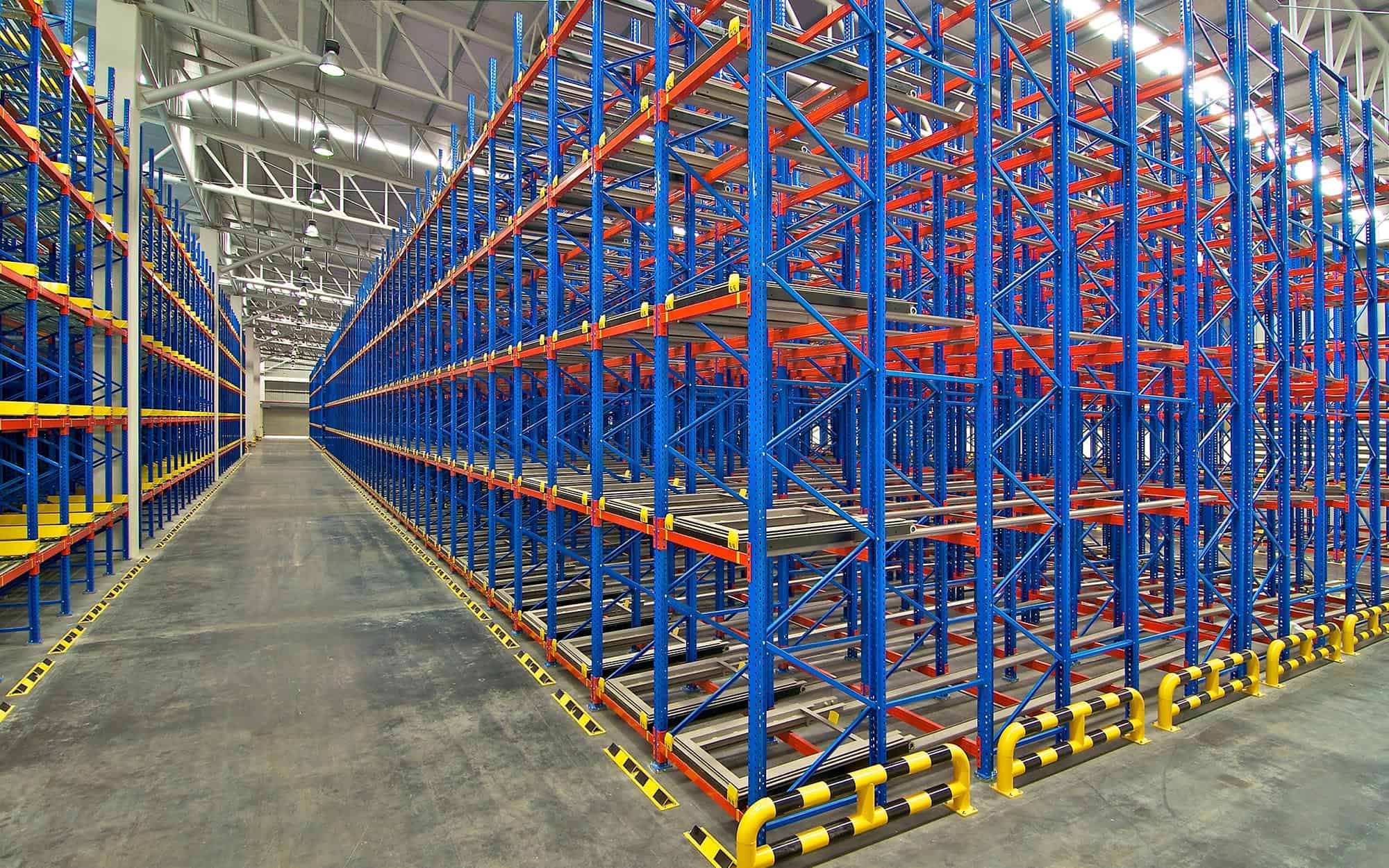 Push-Back Pallet Racks | Polymatic